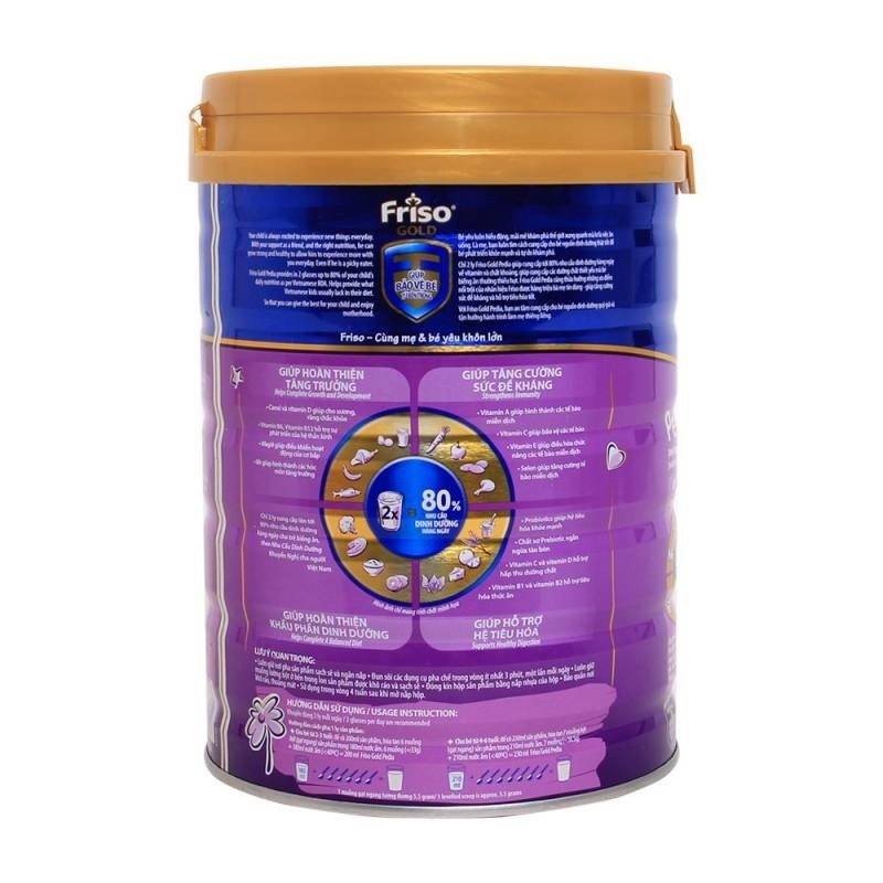 Đánh giá sữa bột Friso Gold Pedia của Hà Lan, sữa dành cho trẻ biếng ăn ...