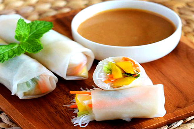 Bún cuốn ngon cho cuối tuần nhẹ nhàng
