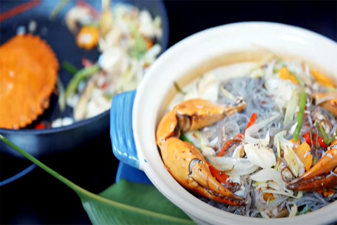 Cách làm miến xào cua ngon không bị dính bết
