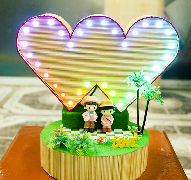 Cách làm trái tim bằng tăm tuyệt đẹp tặng cho một nửa yêu thương