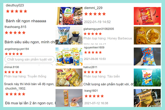 Top 10 loại snack ngon "ăn là ghiền" được yêu thích nhất hiện nay